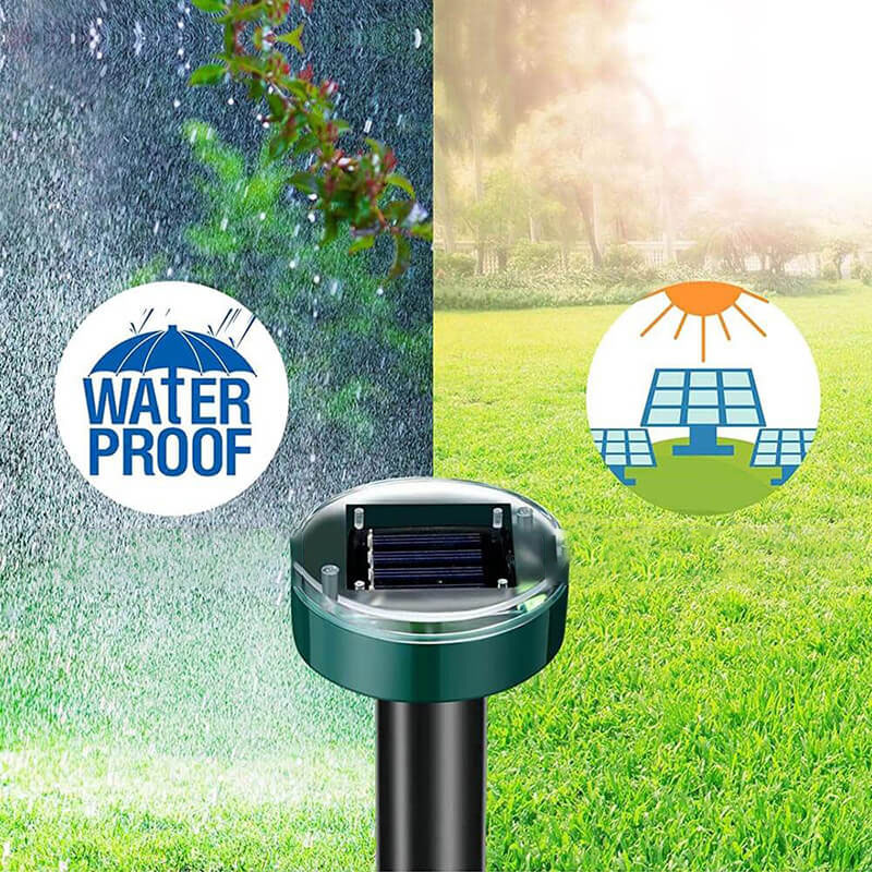 ULTRASONIC SOLAR-POWERED RODENT REPELLER
